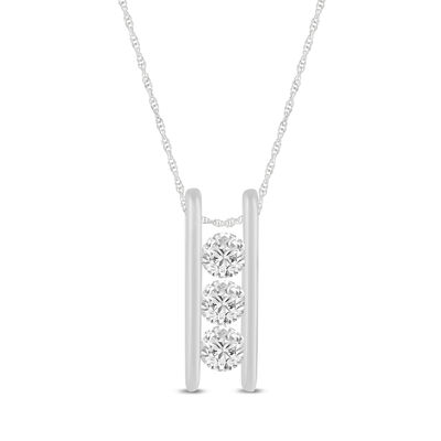 3 Stone Diamond Necklaces | Helzberg Diamonds