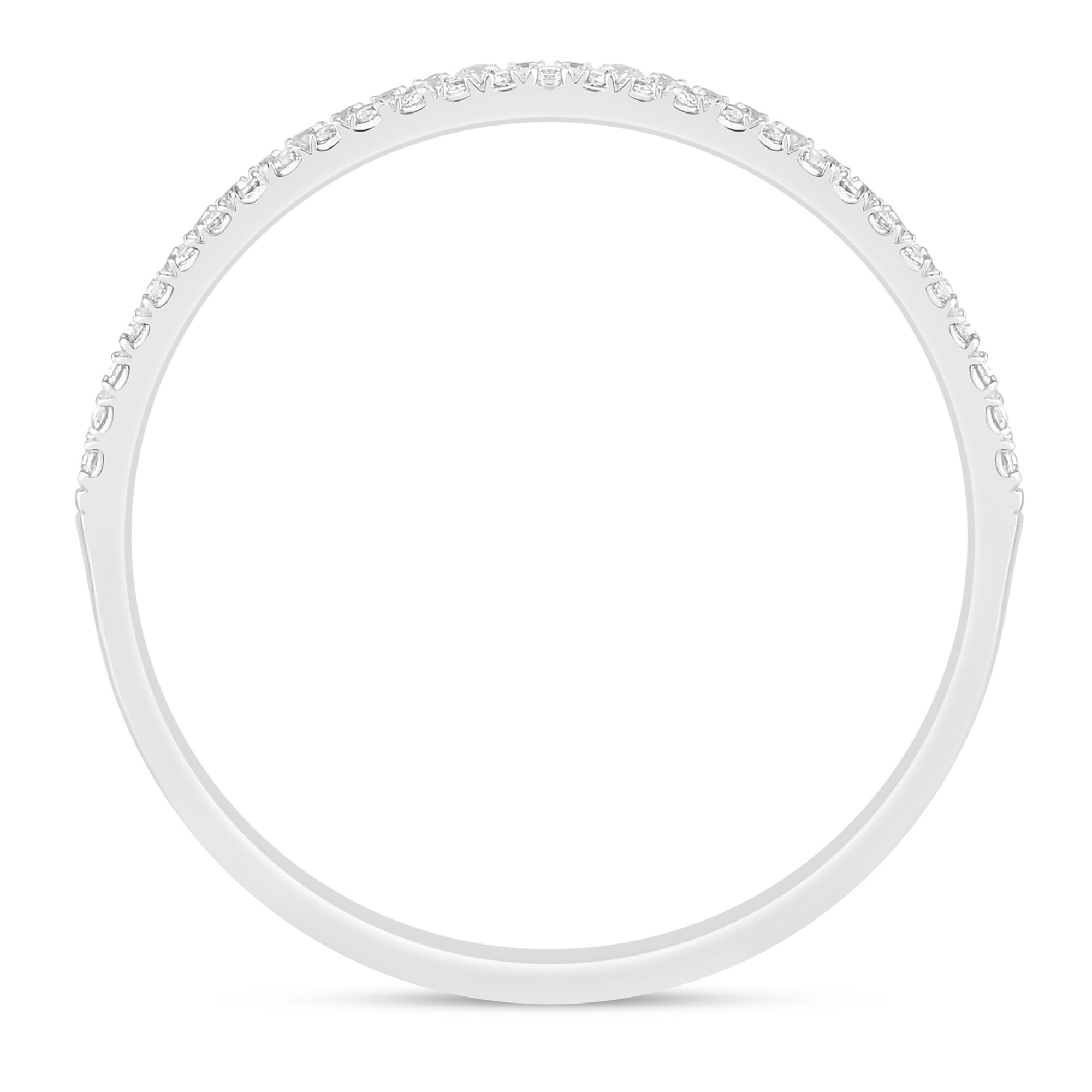 Diamond Double Row Stack Band in 10K Gold (1/8 ct. tw.)