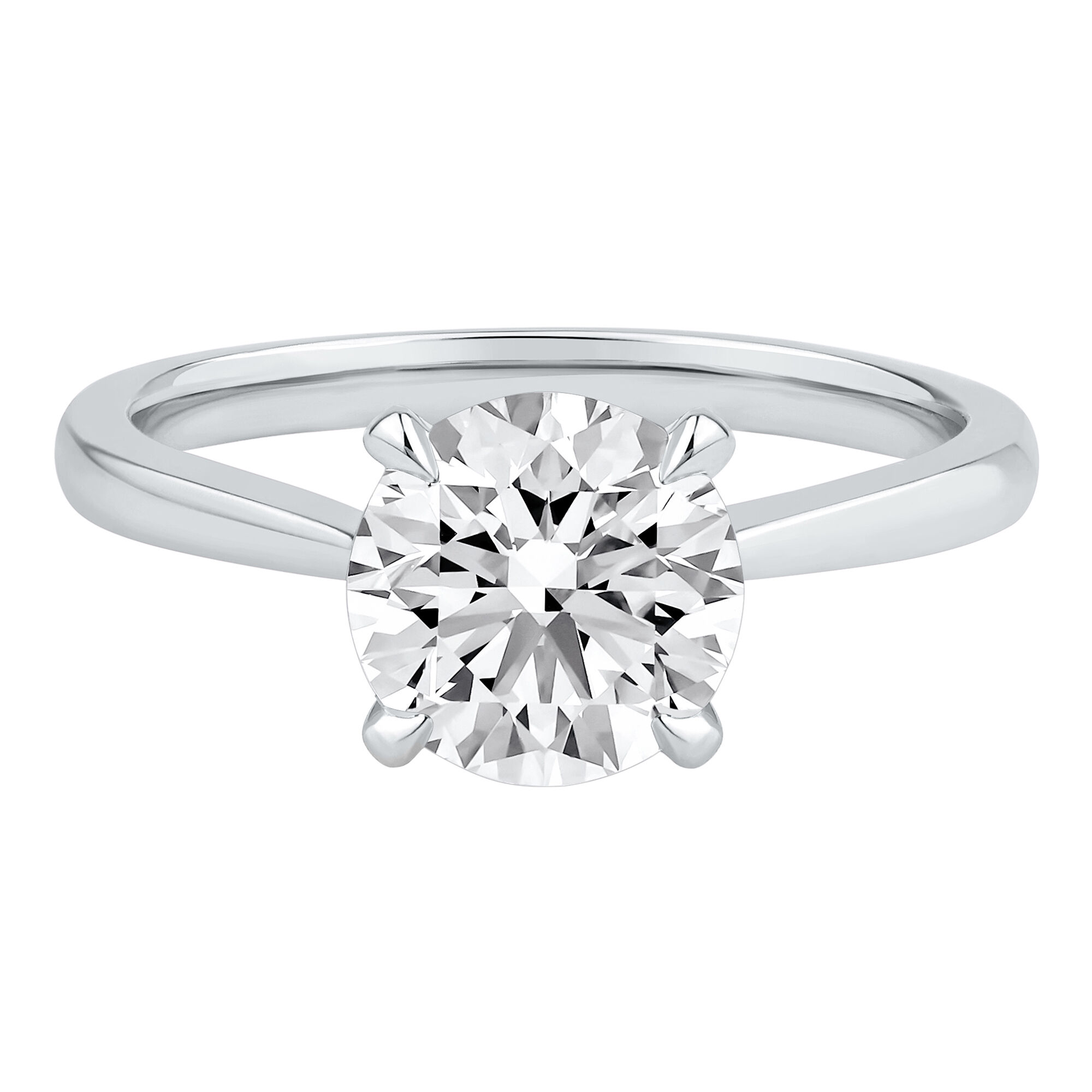 Helzberg Lab Grown Diamonds Lab Grown Diamond Solitaire Engagement Ring