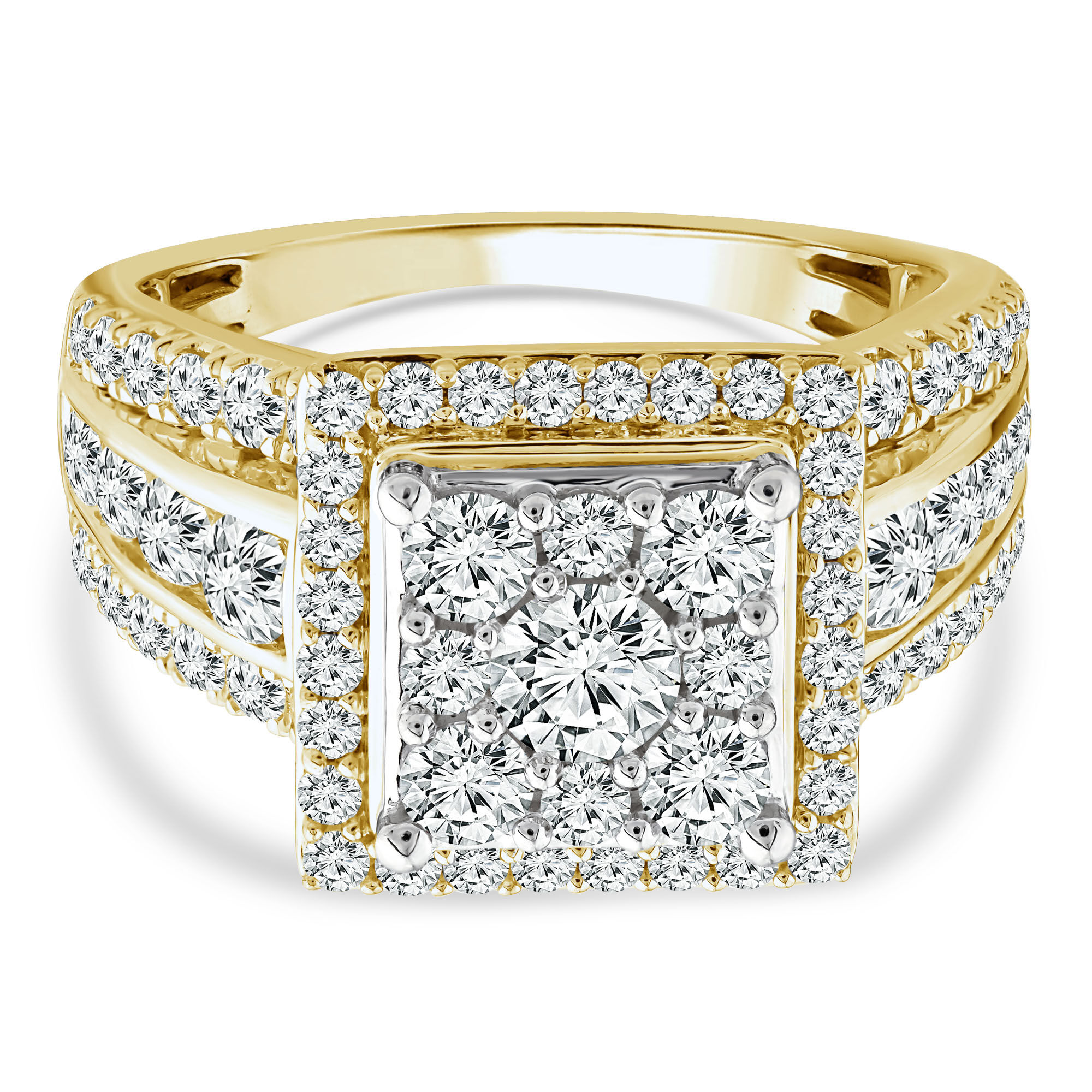 Diamond Composite Engagement Ring