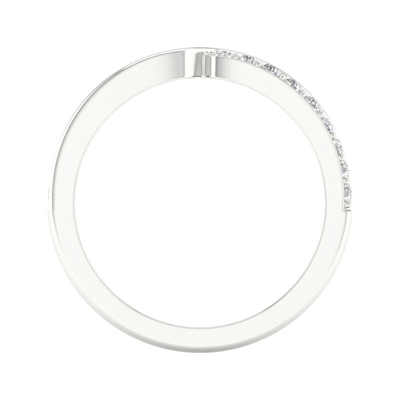 Pinched Diamond Stack Band in 10K Gold (1/4 ct. tw.)