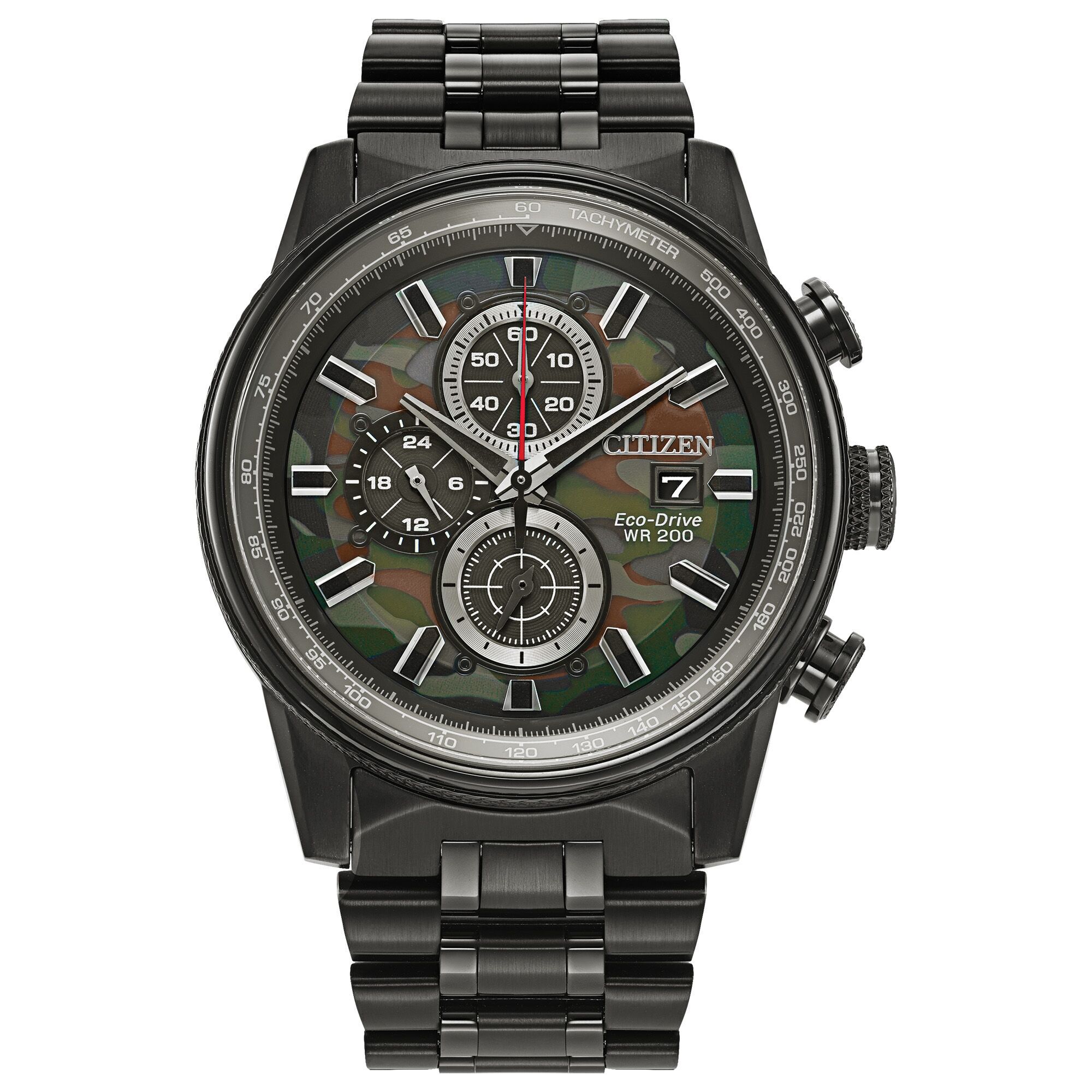 Citizen® Men's Nighthawk Watch in Black Ion-Plated Stainless Steel, 43MM