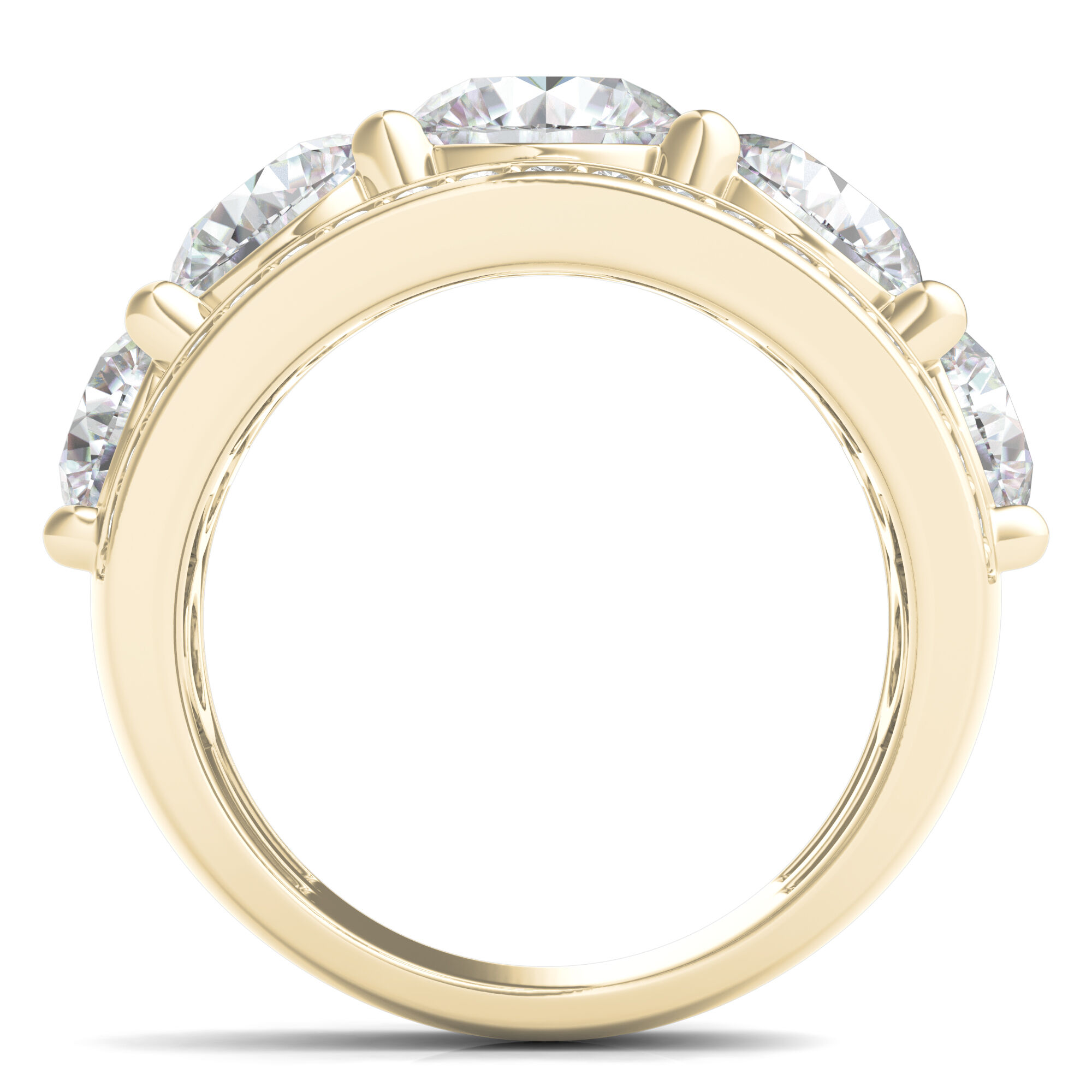 Helzberg Lab Grown Diamonds Lab Grown Diamond Multi-Row Anniversary Band