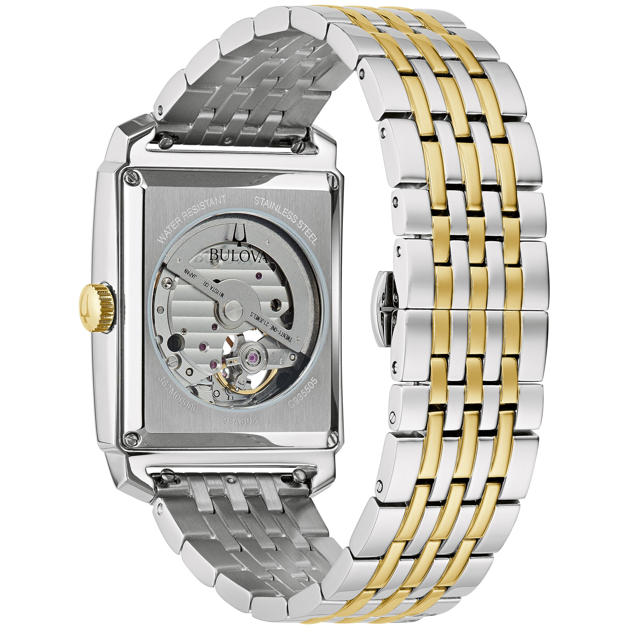 Bulova Men's Classic Sutton Watch in Two-Tone Stainless Steel, 33MM