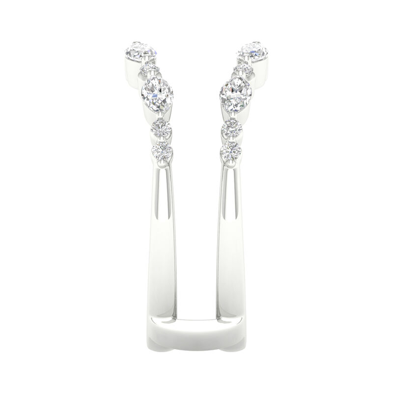 Round and Marquise Contour Ring Insert in 14K Gold (1/2 ct. tw.)