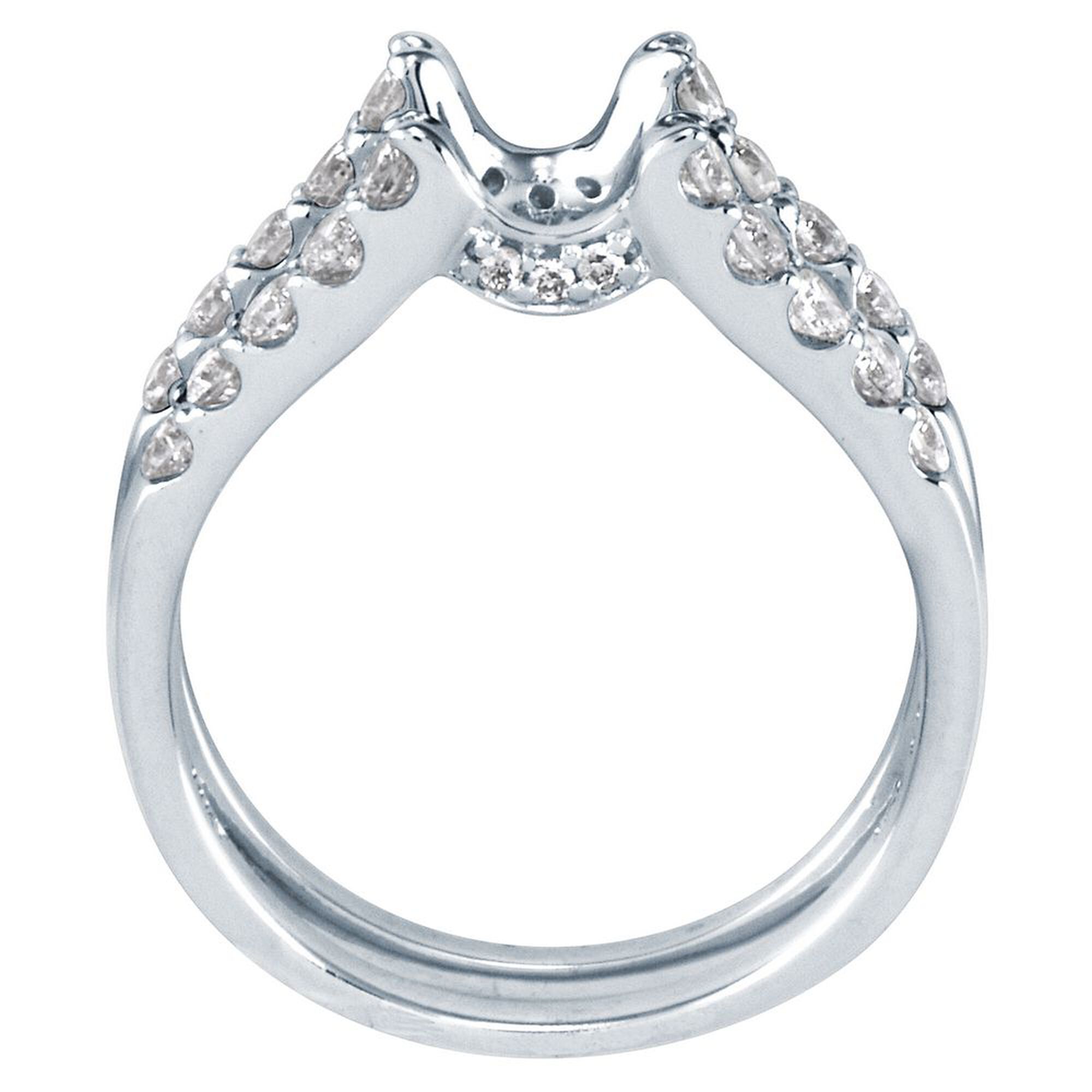 5/8 ct. tw. Diamond Ring Enhancer in 14K White Gold | Helzberg Diamonds