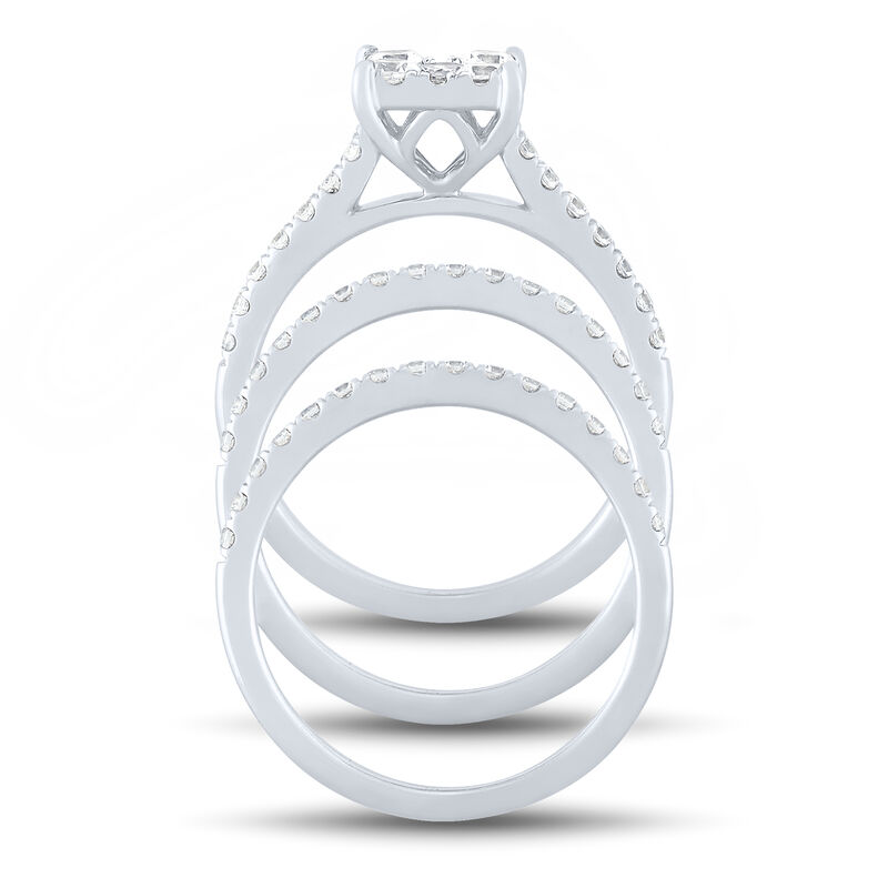 Diamond Composite Engagement Ring Set in 10K Gold (1 1/2 ct. tw.)