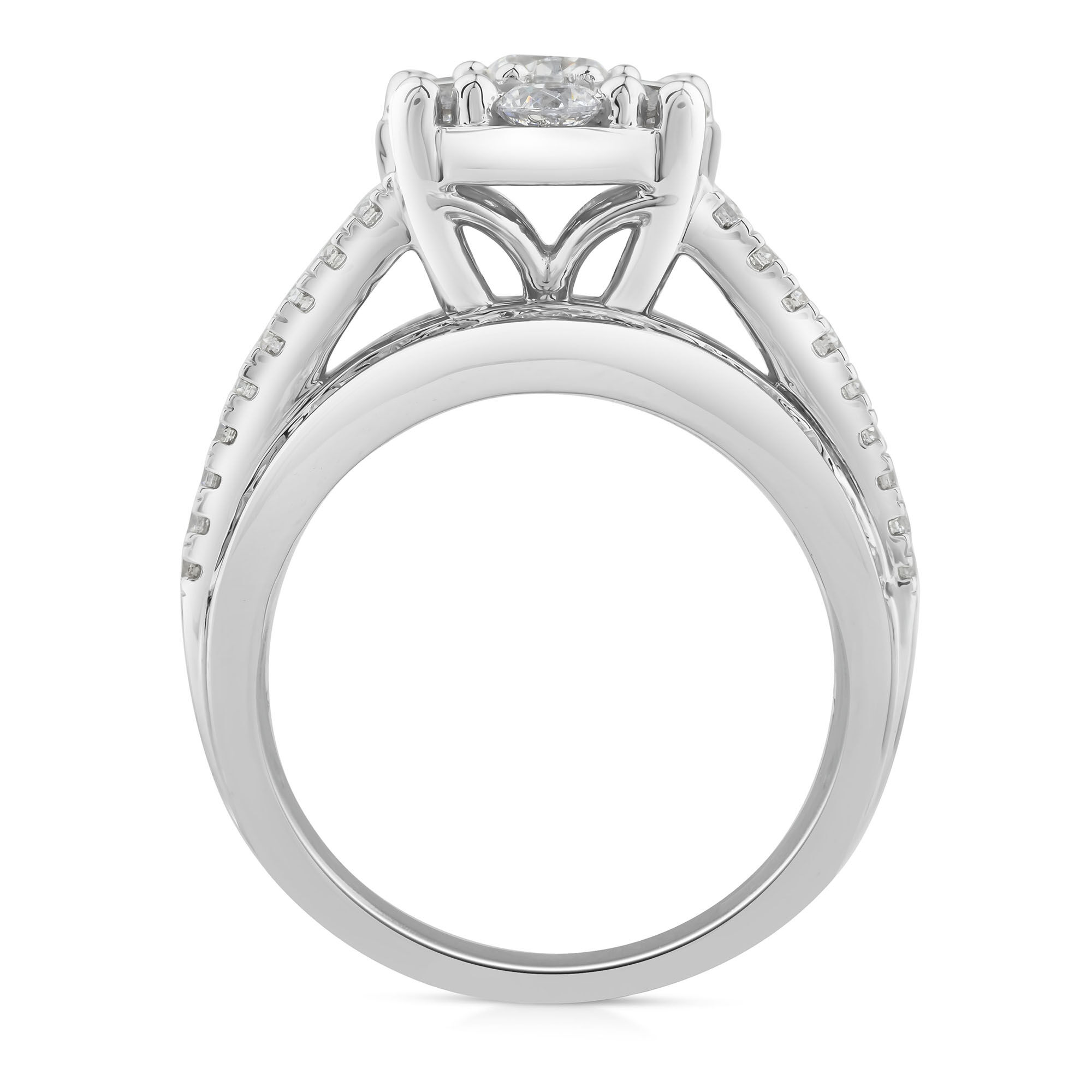 Lab Grown Diamond Composite Engagement Ring