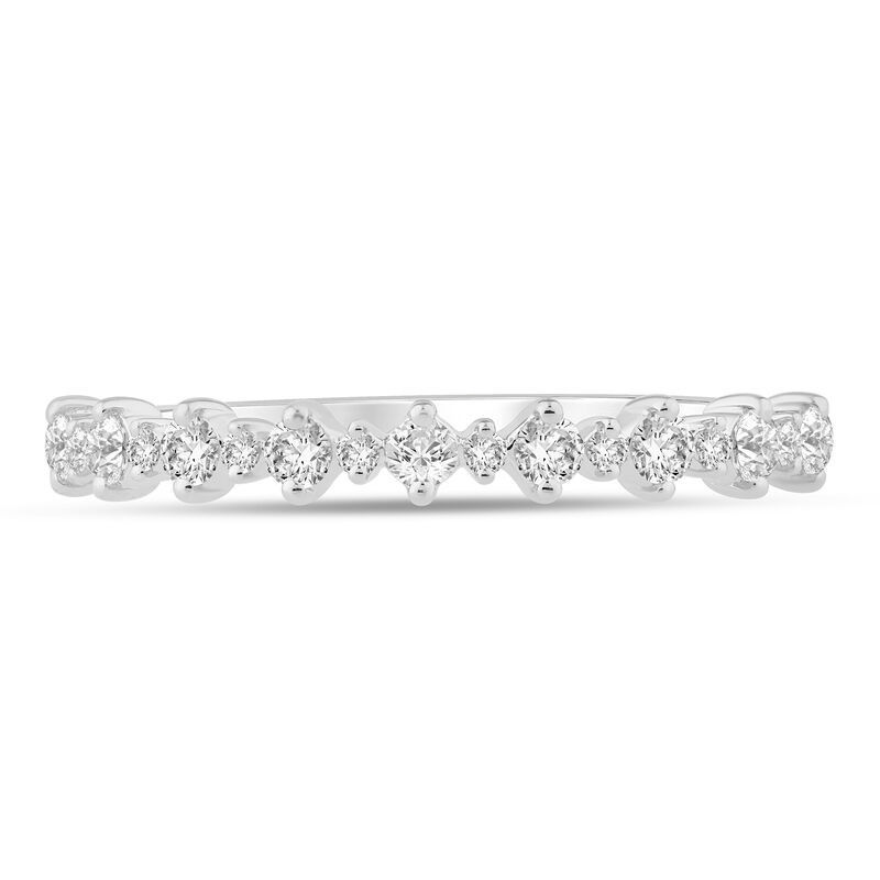 Helzberg Lab Grown Diamonds Lab grown Diamond Prong Stack Band