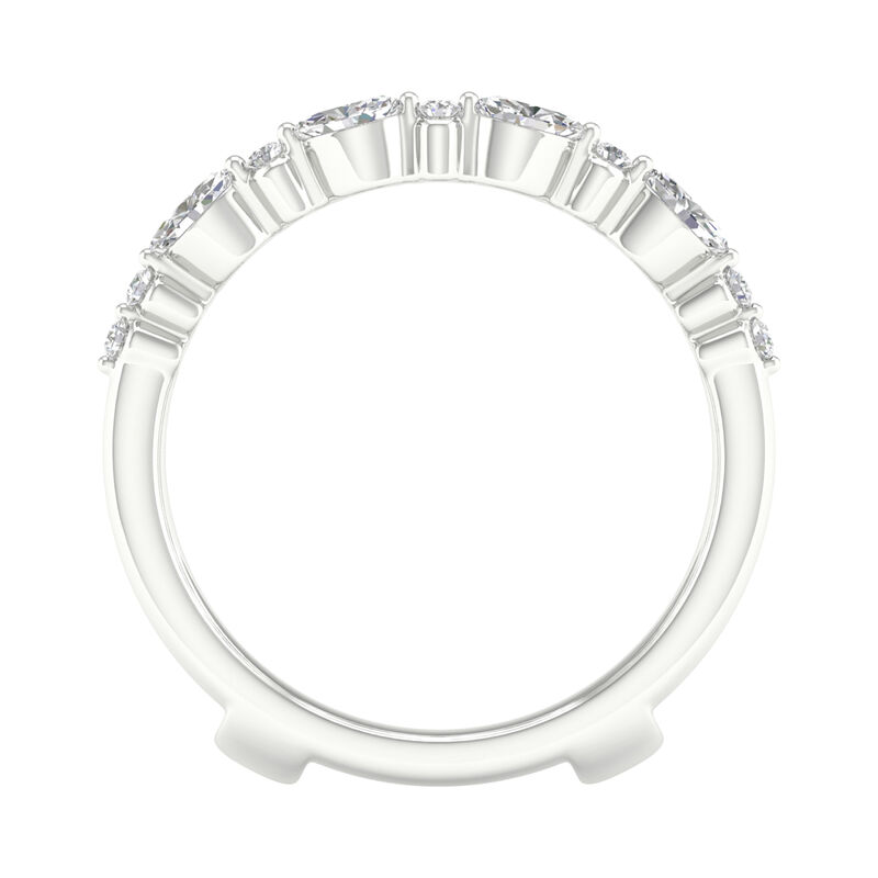 Round and Marquise Contour Ring Insert in 14K Gold (1/2 ct. tw.)