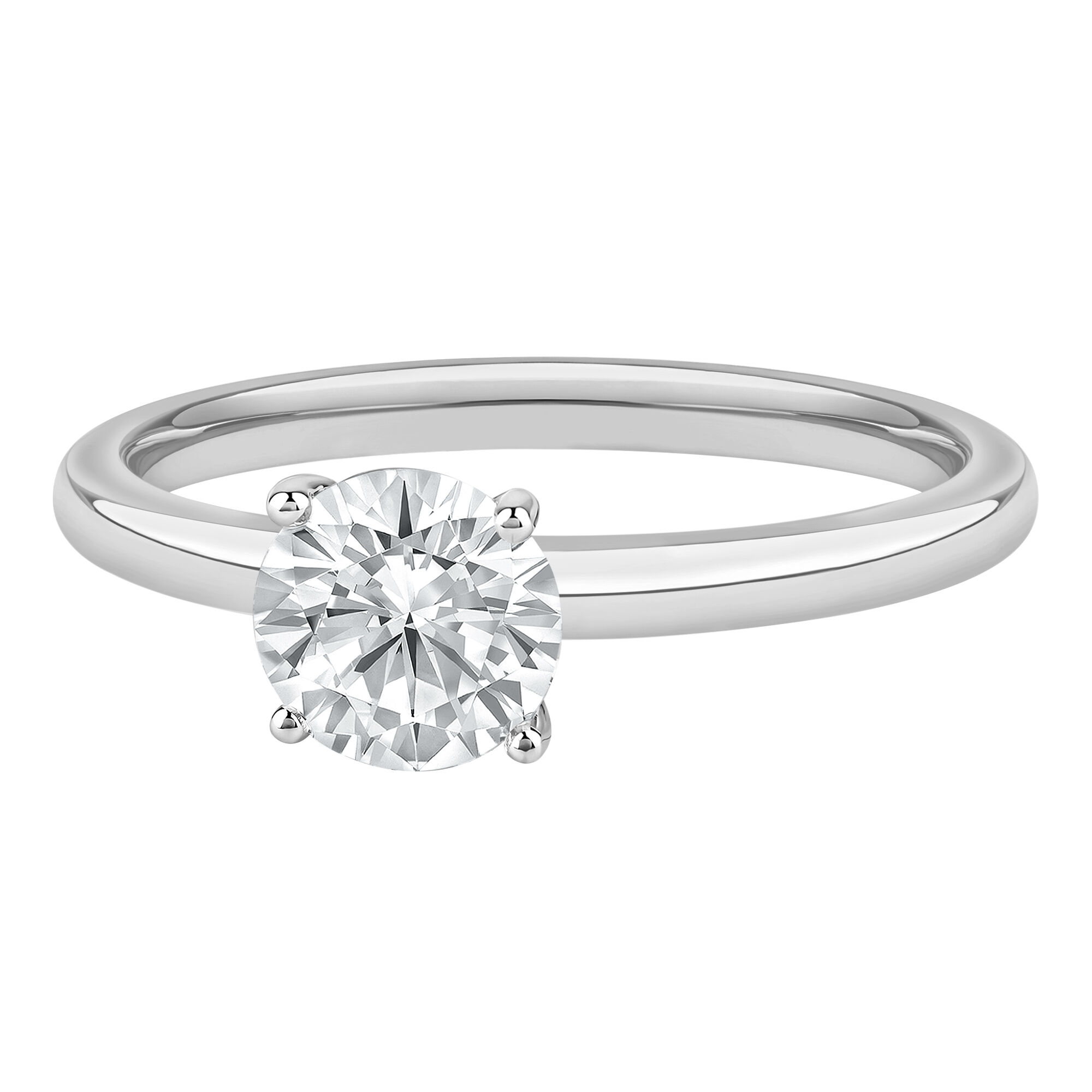 Diamond Round Brilliant Cut Solitaire Engagement Ring