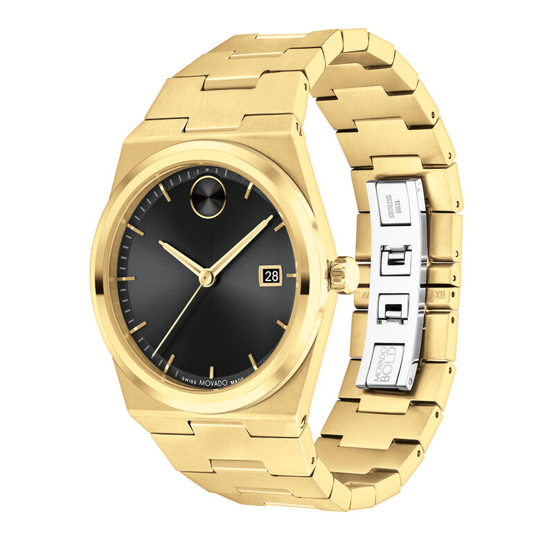 Men's Quest Watch in Yellow Gold-Tone Stainless Steel, 40MM
