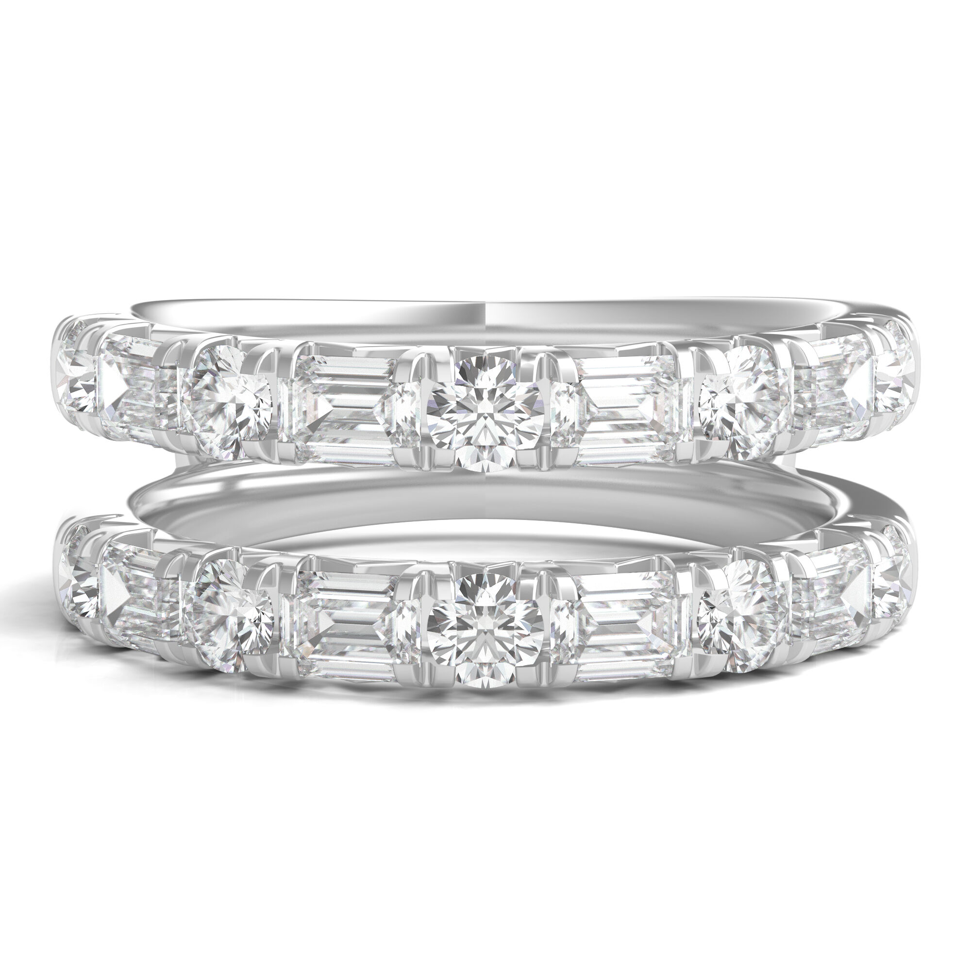 Helzberg Lab Grown Diamonds Lab Grown Diamond Ring Insert in 14K Gold