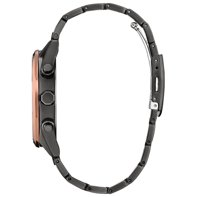 Men's Sport Luxury Watch in Gunmetal Gray Stainless Steel, 43MM