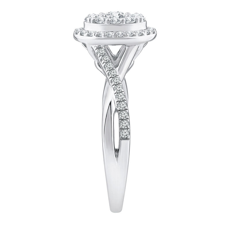 Composite Engagement Ring in 14K White Gold (1/2 ct. tw.)