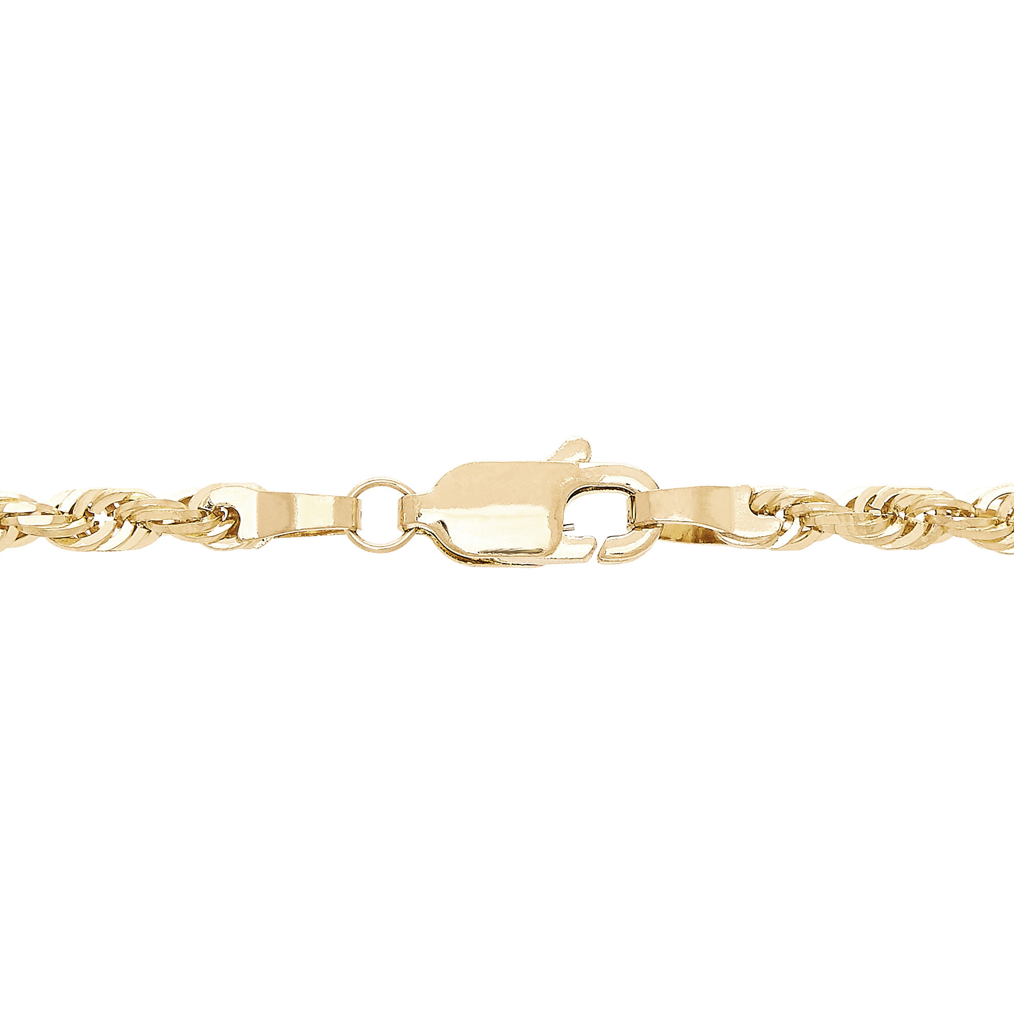 Heavy Hollow Rope Chain in 14K Gold