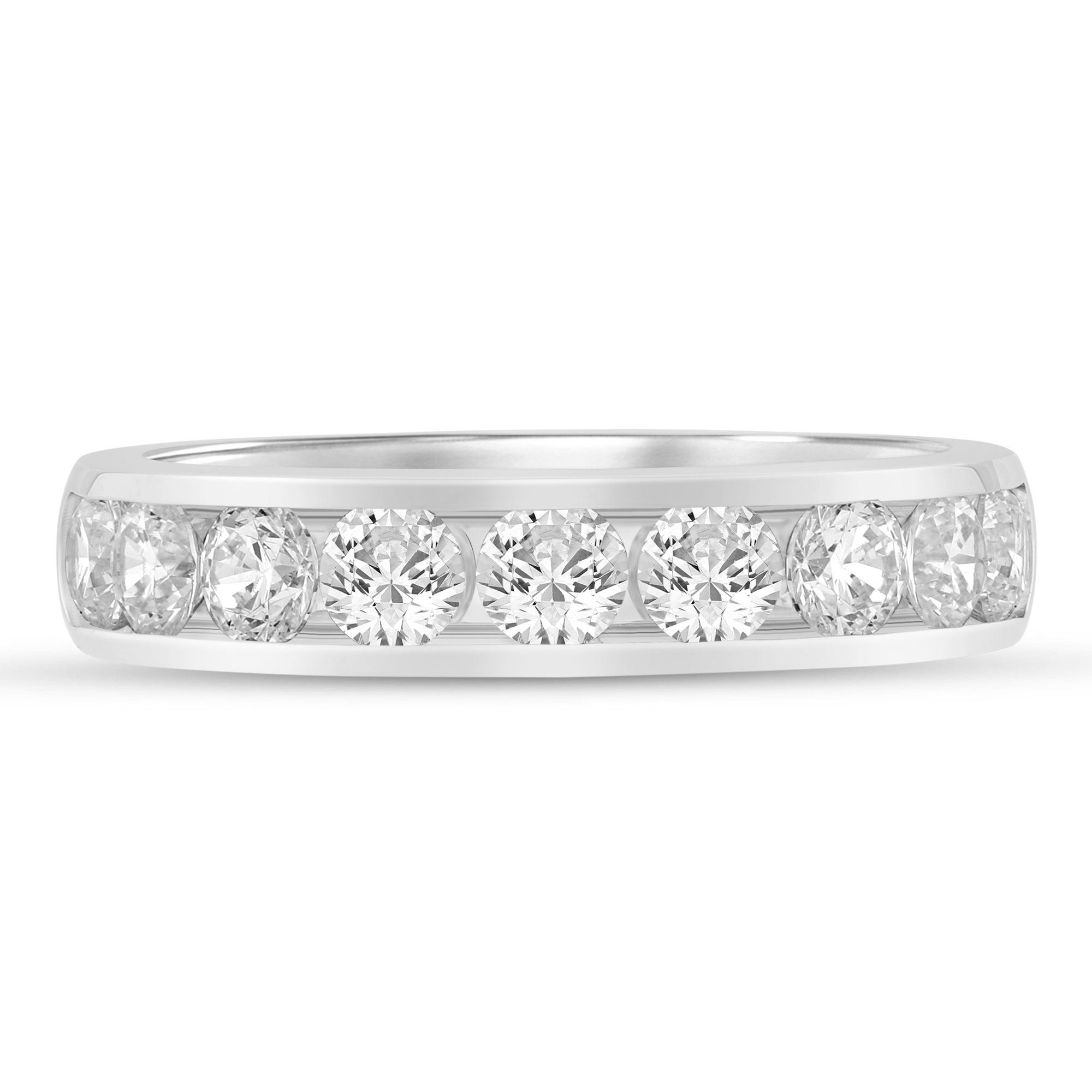Light Heart® Lab Grown Diamond Channel-Set Band in 14K Gold