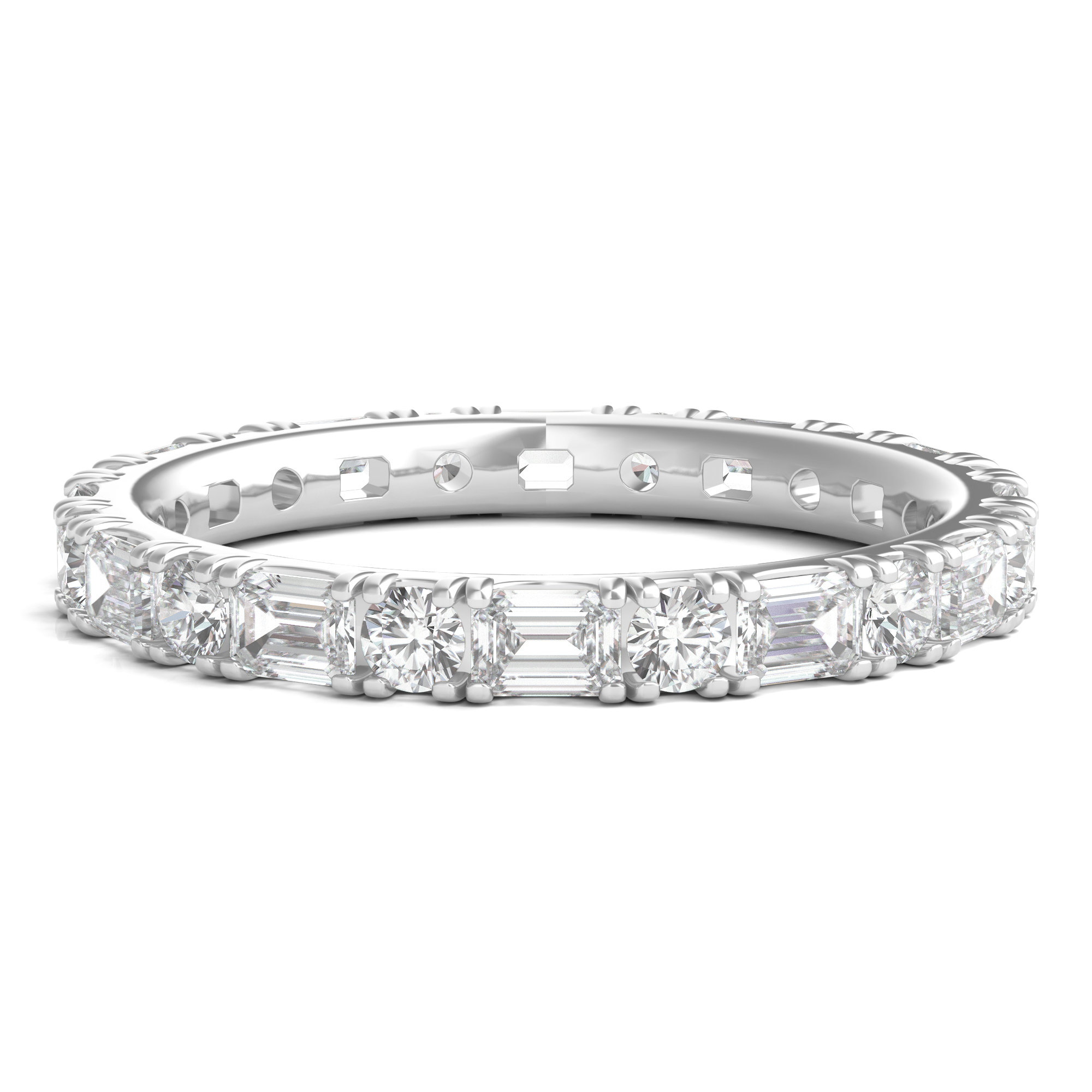 Helzberg Lab Grown Diamonds Round and Emerald-Cut Lab Grown Diamond ...