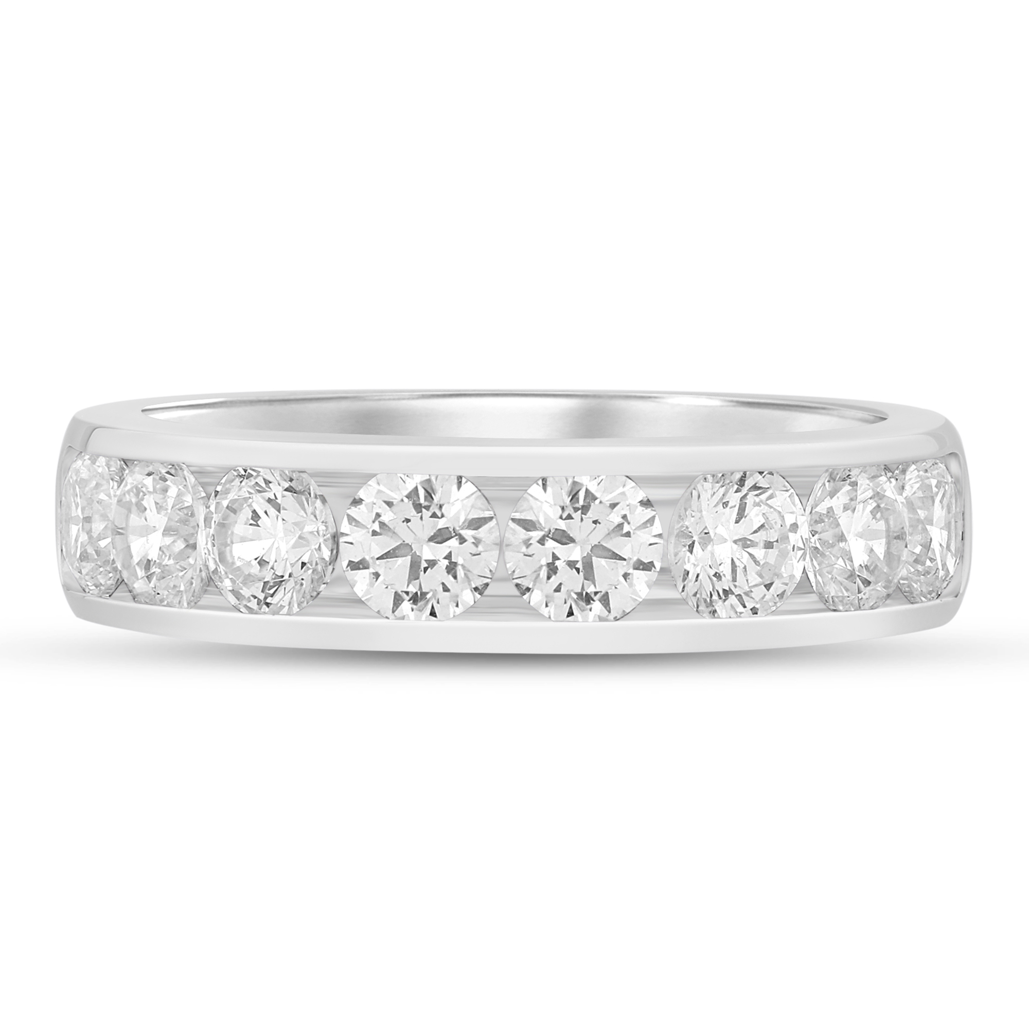 Light Heart® Lab Grown Diamond Channel-Set Band in 14K Gold