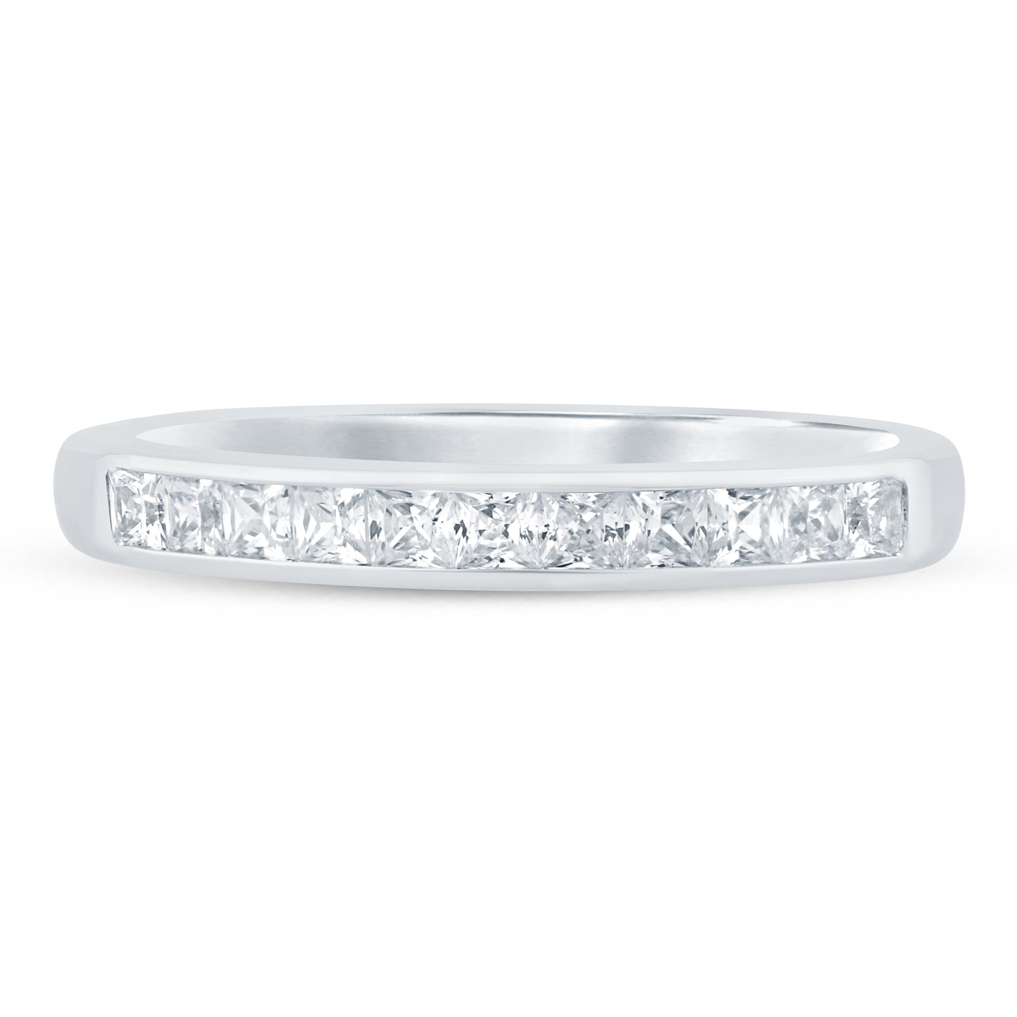 Princess-Cut Diamond Channel-Set Band in 14K Gold (1/2 ct. tw.)