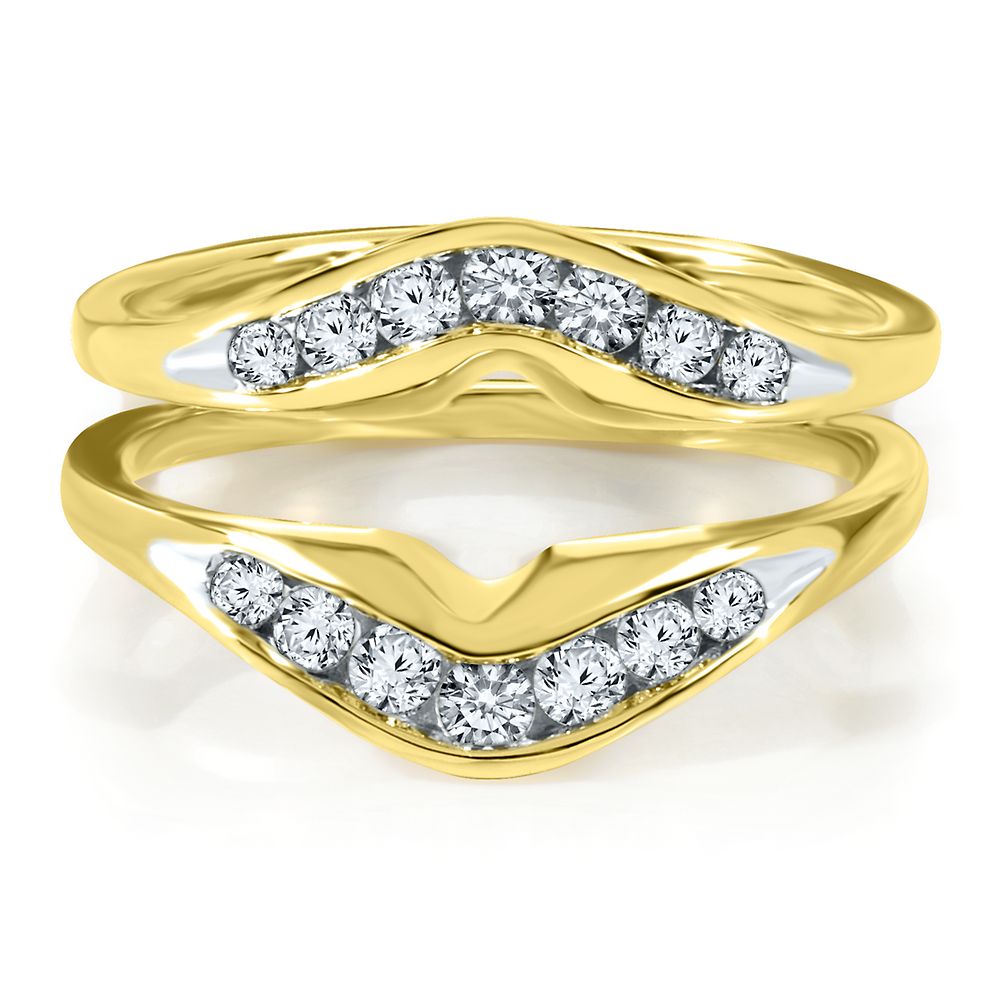 1/2 ct. tw. Diamond Ring Enhancer in 14K Yellow Gold | Helzberg Diamonds