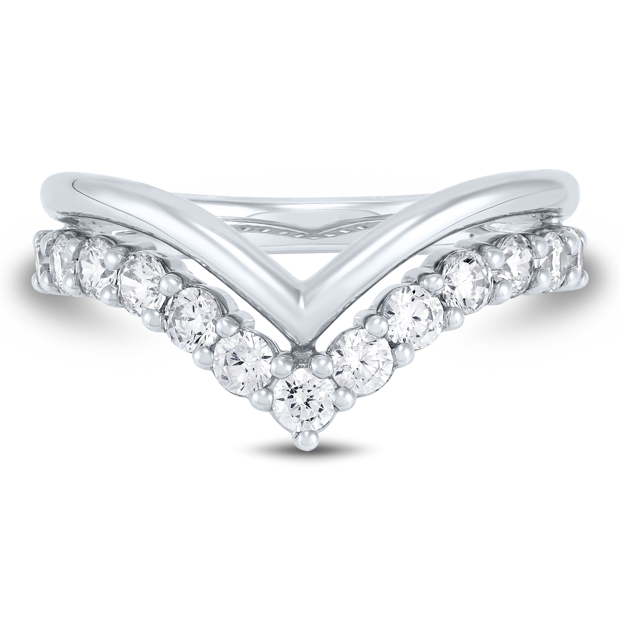 Helzberg Lab Grown Diamonds Lab Grown Diamond Chevron Enhancer