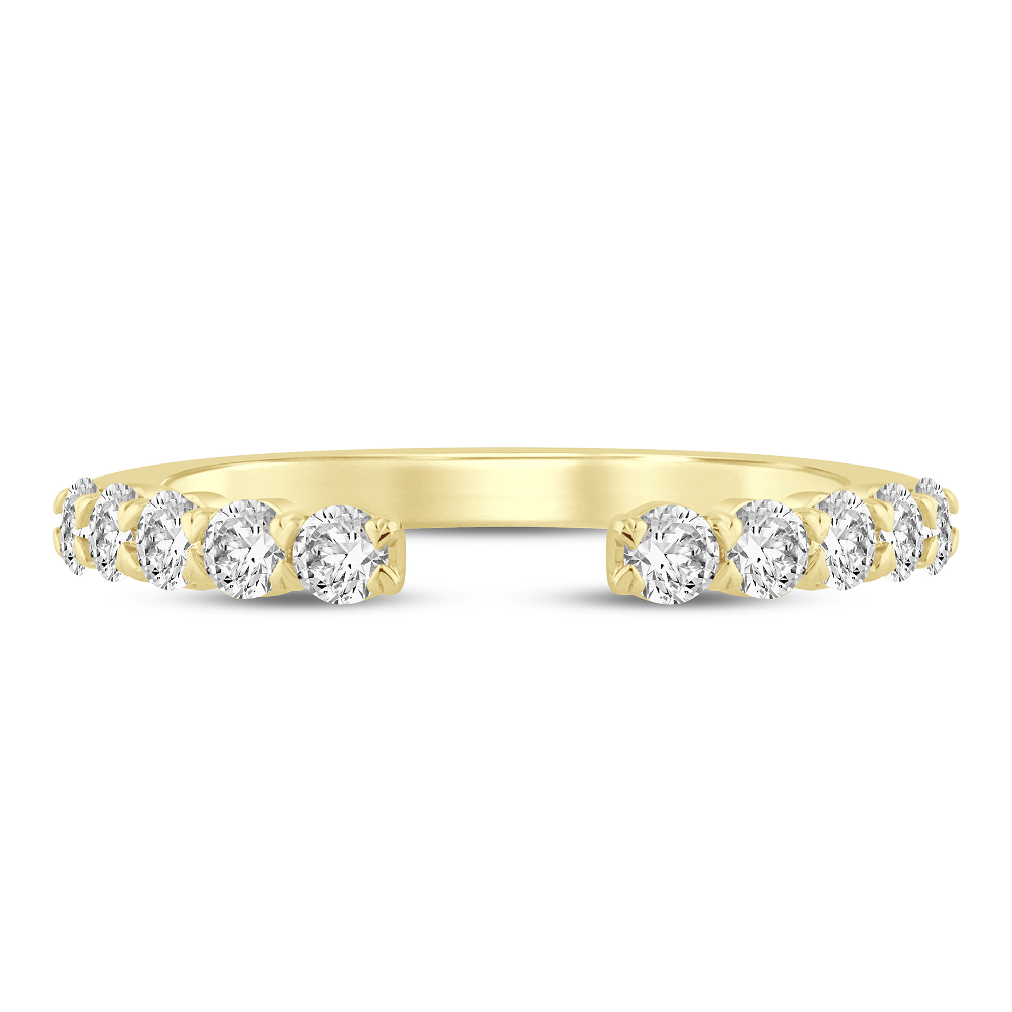 Helzberg Lab Grown Diamonds Lab Grown Round Diamond Open Band