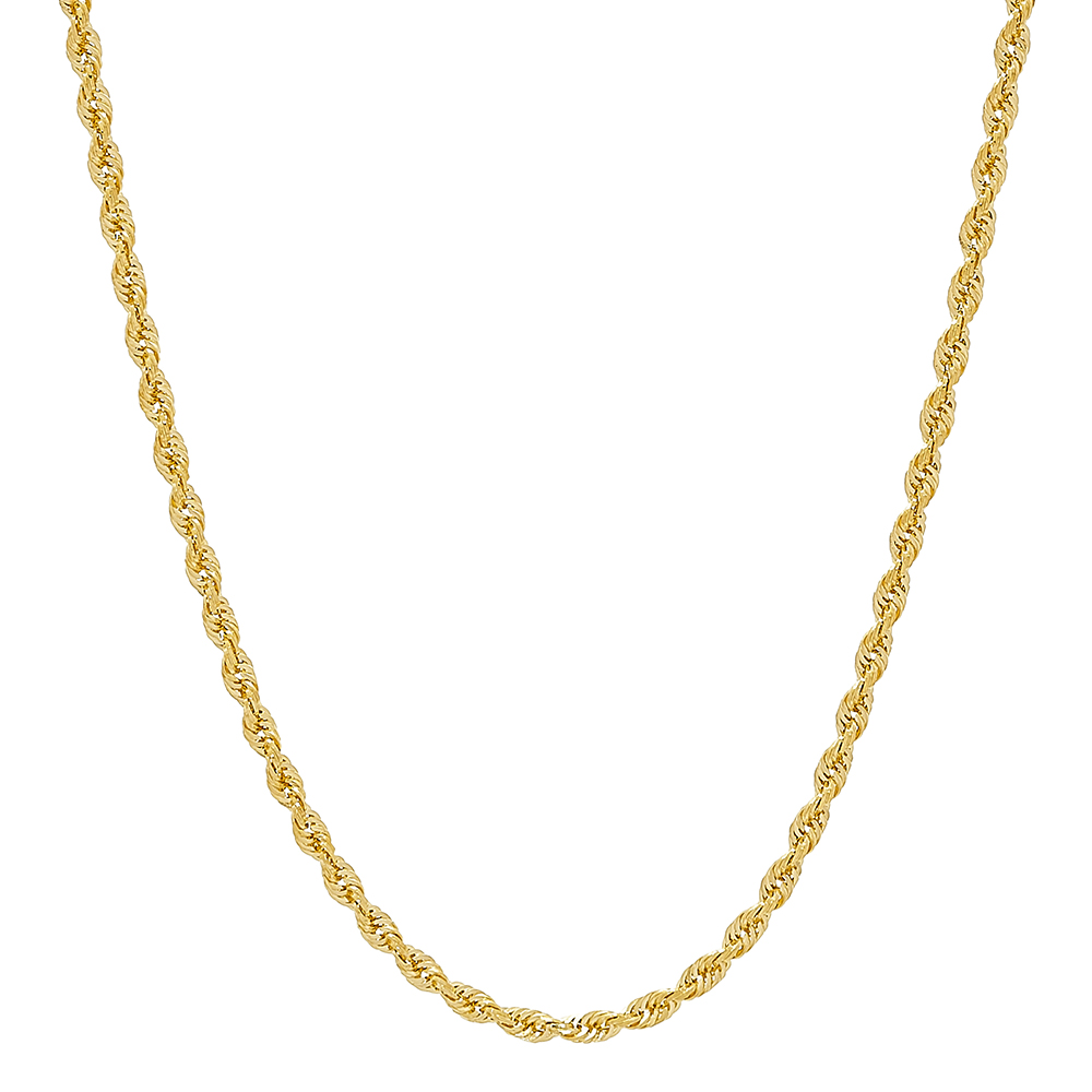 Rope Chain in 14K Gold, 20" | Helzberg Diamonds