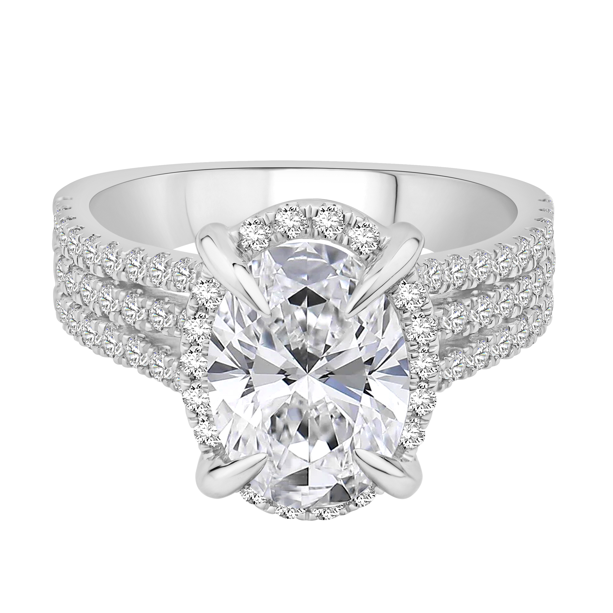 Helzberg Lab Grown Diamonds Lab Grown Diamond Oval Engagement Ring