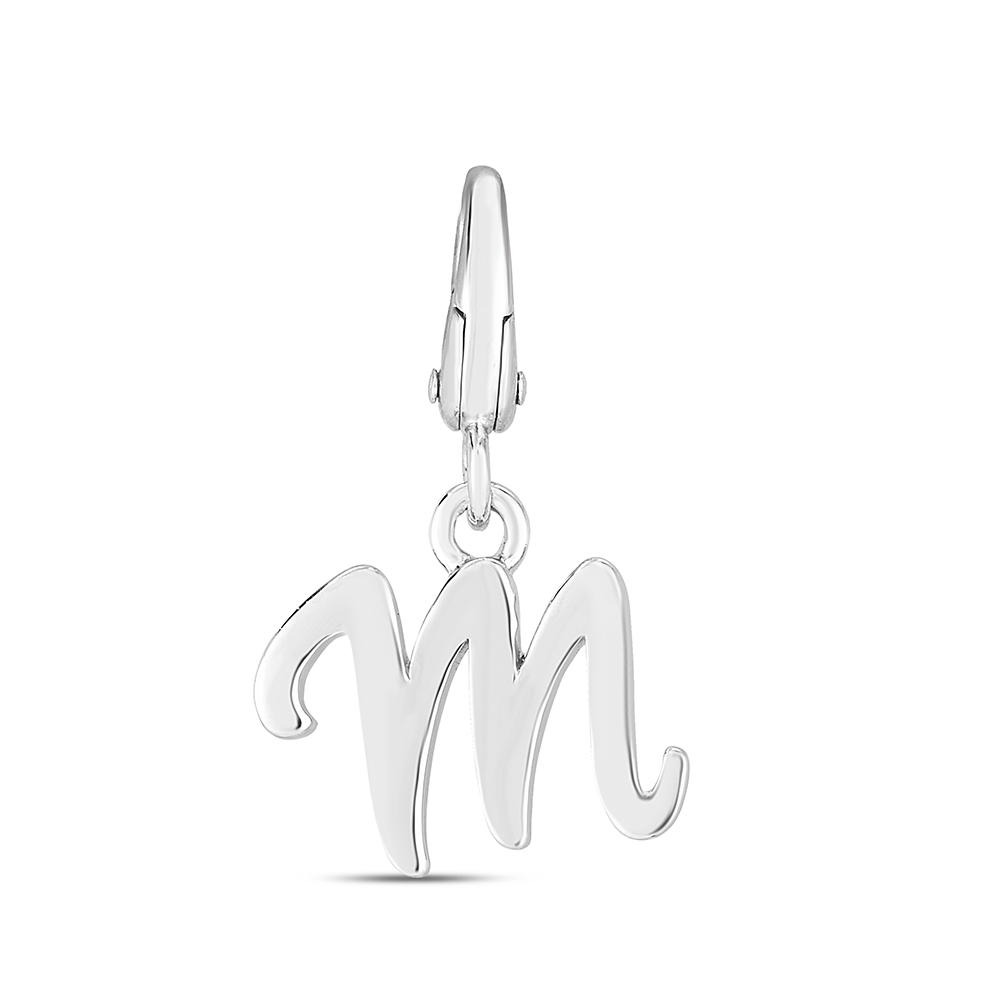 Silver Letter M